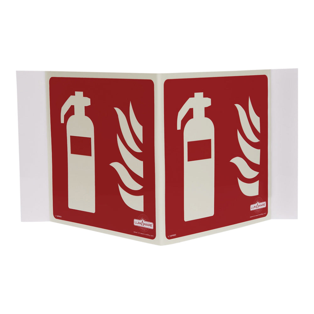 Illuminating Fire Extinguisher Panoramic Sign